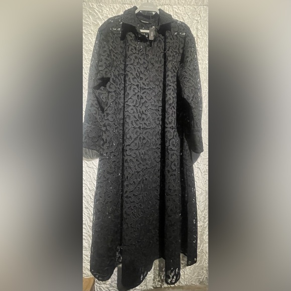 Natori | Dresses | Natori Style S8332 Black Scroll Lace Xl | Poshmark